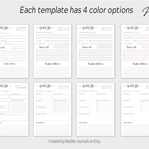Printable Bucket List Templates: Travel Adventure Planner (digital ...