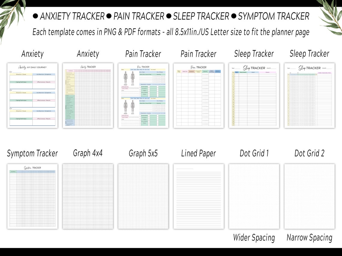 Digital Medical Planner / Digital Health Planner With 5 - Etsy