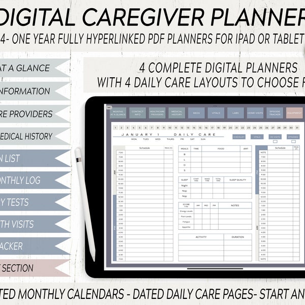 Caregiver Log - Etsy