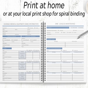 Medical Equipment & Supplies Logbook: DME Tracker (digital Download) - Etsy