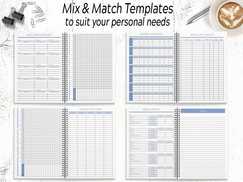 Medical Equipment & Supplies Logbook: DME Tracker (digital Download) - Etsy