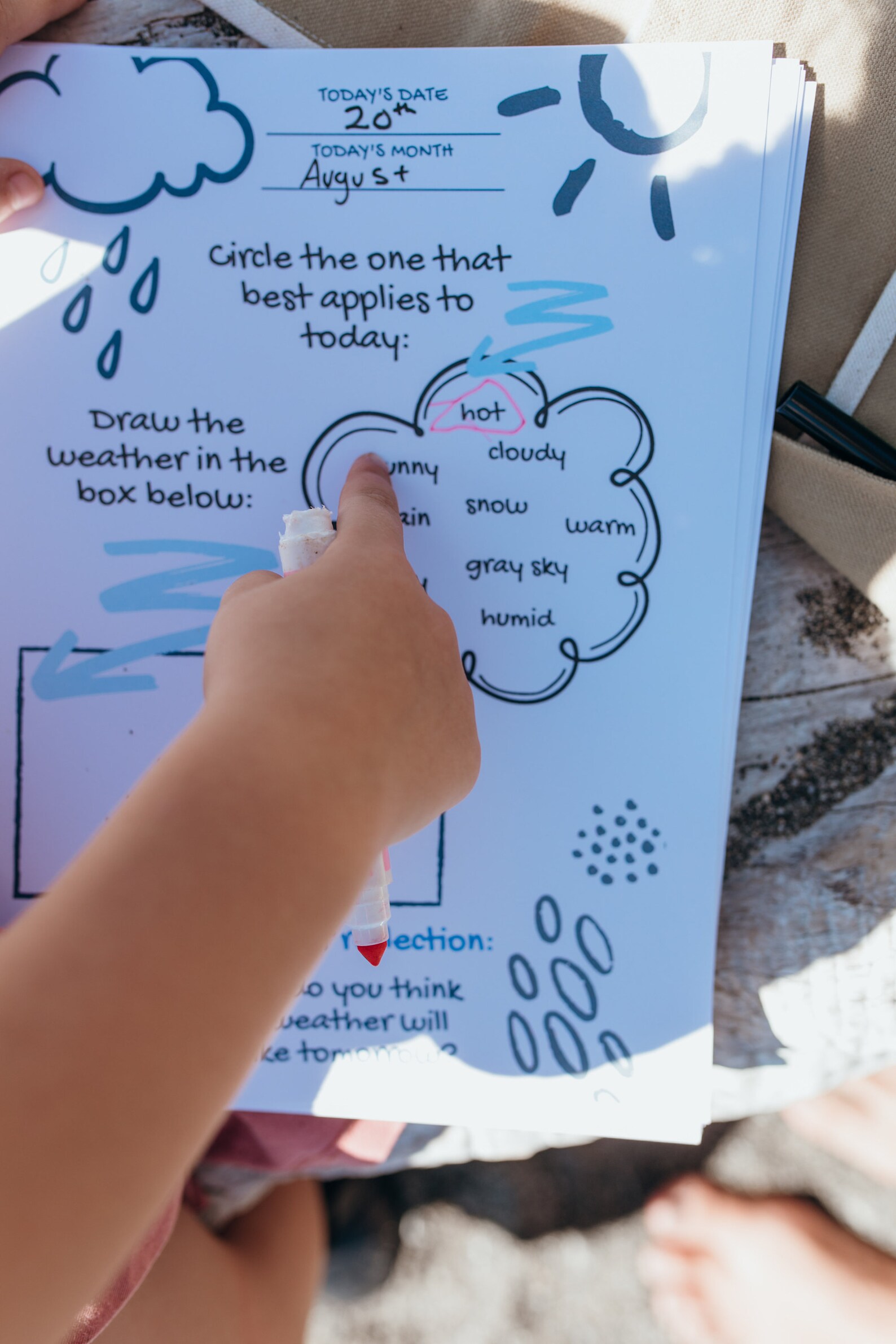 Weather Journal Kindergarten