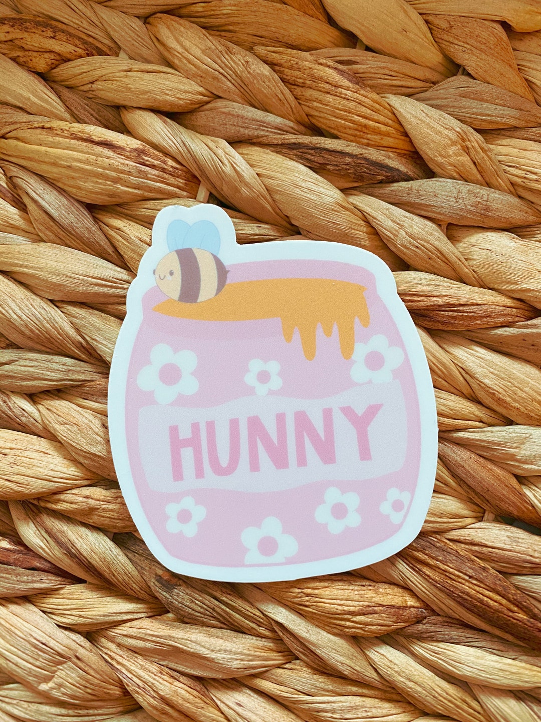 Hunny Pot Sticker Honey Sticker Pooh Bear Inspired Sticker - Etsy
