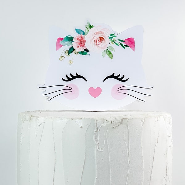 Cat Cake Toppers - Etsy