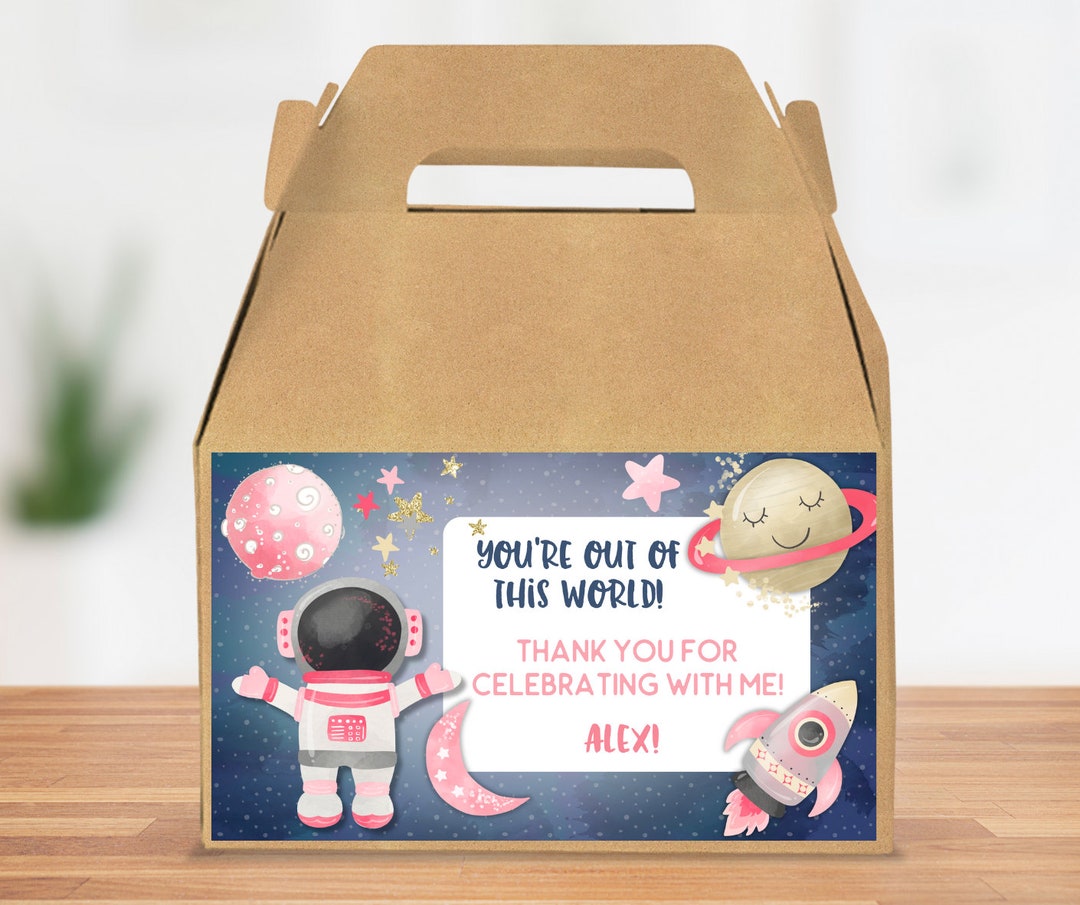 Out of This World Stickers Labels for Gable Box Thank You - Etsy
