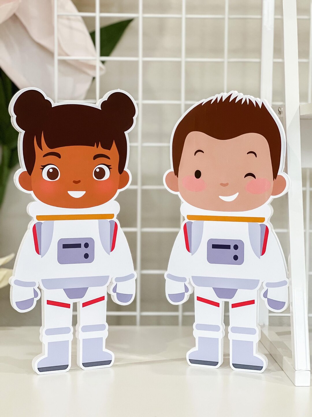 Astronaut Table Top Decor Space Centerpieces Two Infinity & Beyond Out ...