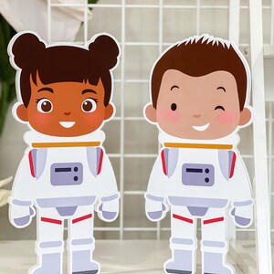 Astronaut Table Top Decor Space Centerpieces Two Infinity & Beyond Out ...