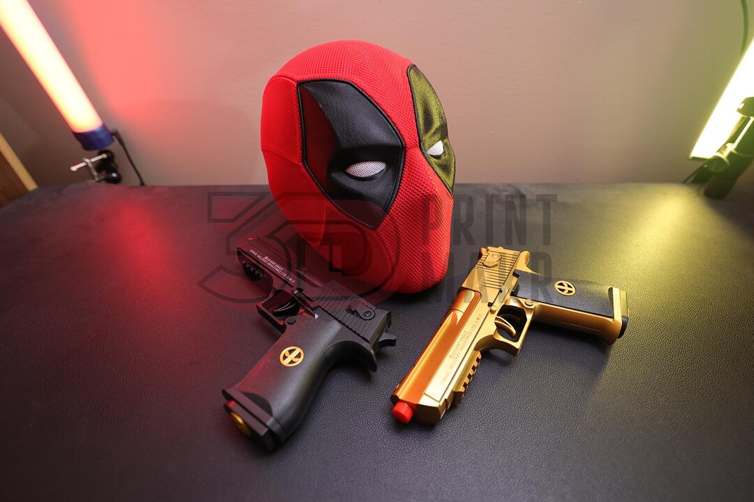 Deadpool Desert Eagle Deagle Guns pair Recoil Blowback Cosplay Prop - Etsy