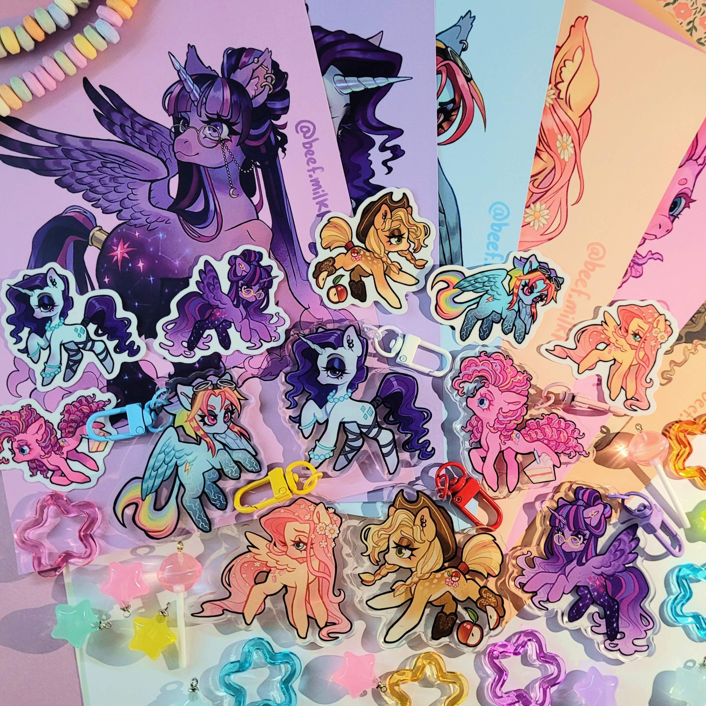 Arcane Jinx and Vi X MLP Print A5 | My Little Pony Alternative Pony ...