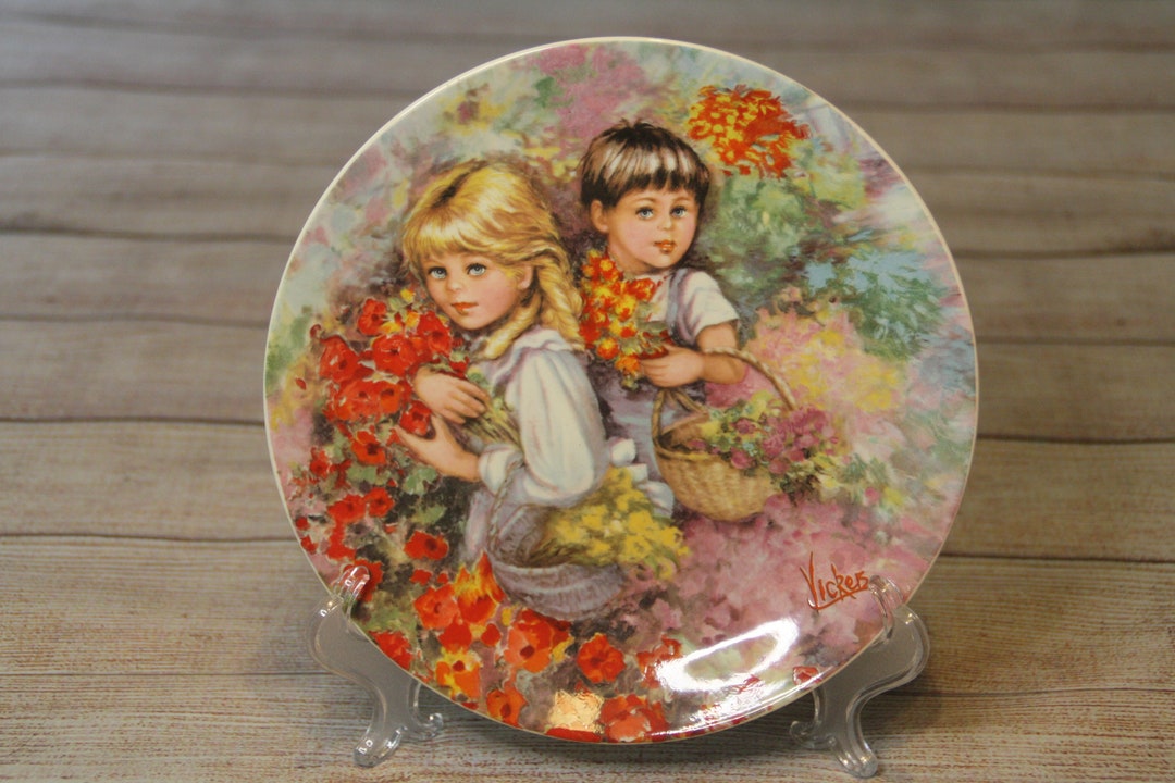 Our Garden 3rd Issue My Memories Collection Wedgwood Plate 1983 von ...