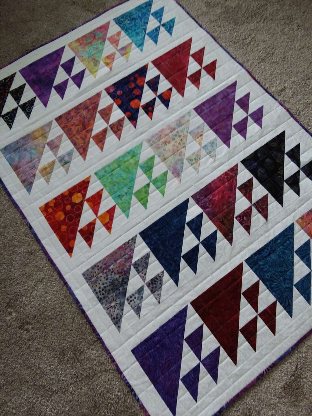 Batik Handmade Lap Quilt - Etsy