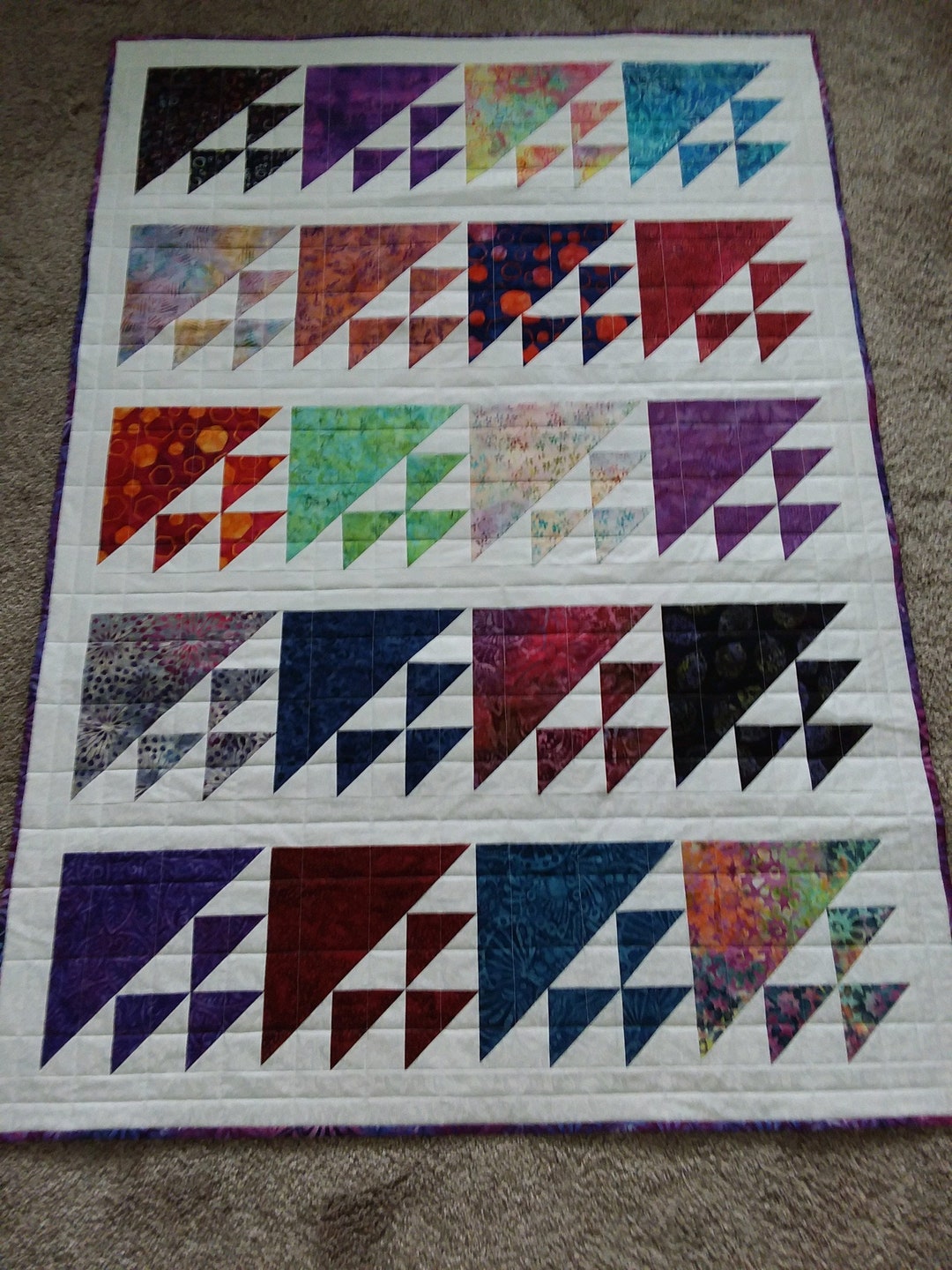 Batik Handmade Lap Quilt - Etsy