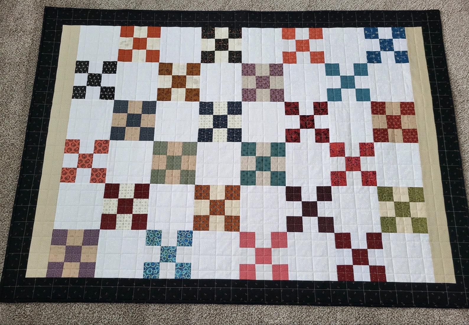 Irish Chain Handmade Lap Quilt - Etsy