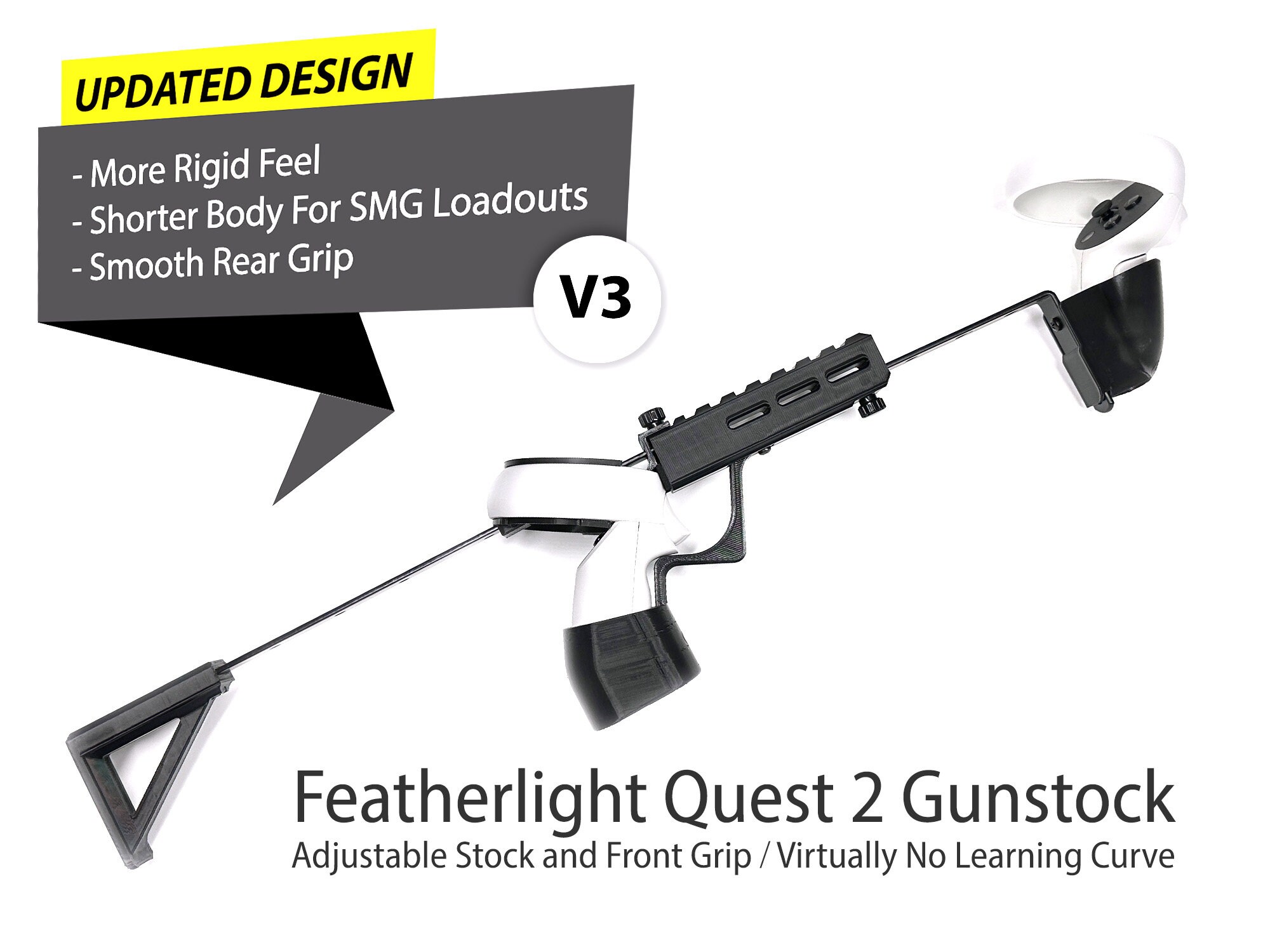 Featherlight Oculus Quest 2 VR Rifle Gunstock meta Quest 2 - Etsy