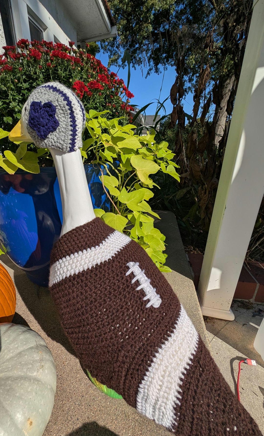 TOUCHDOWN Football Porch Goose Outfit - Etsy