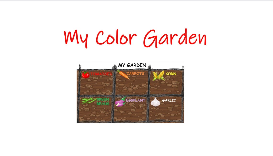 My Color Garden - Etsy