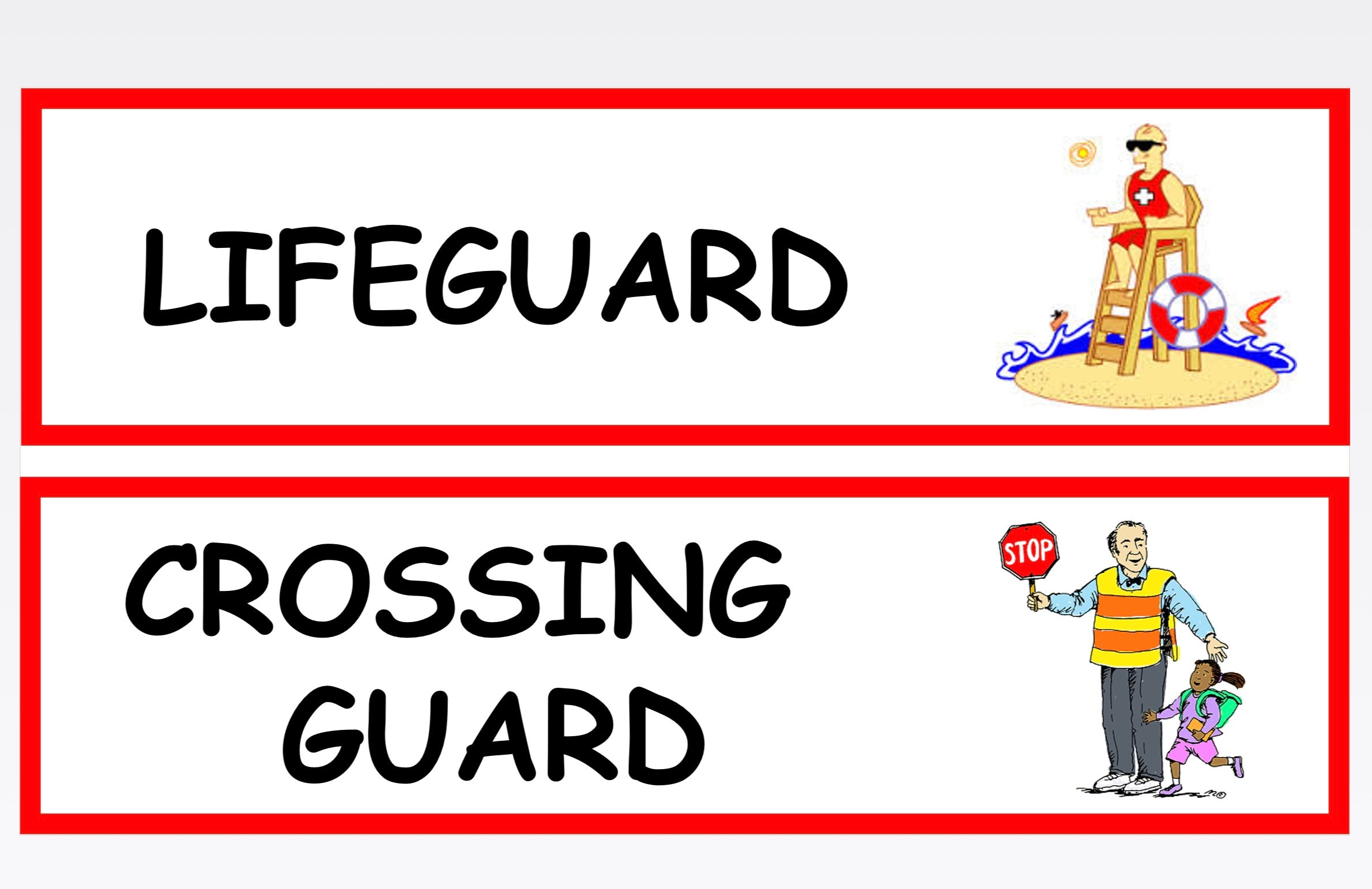 Community Helpers Word Wall - Etsy