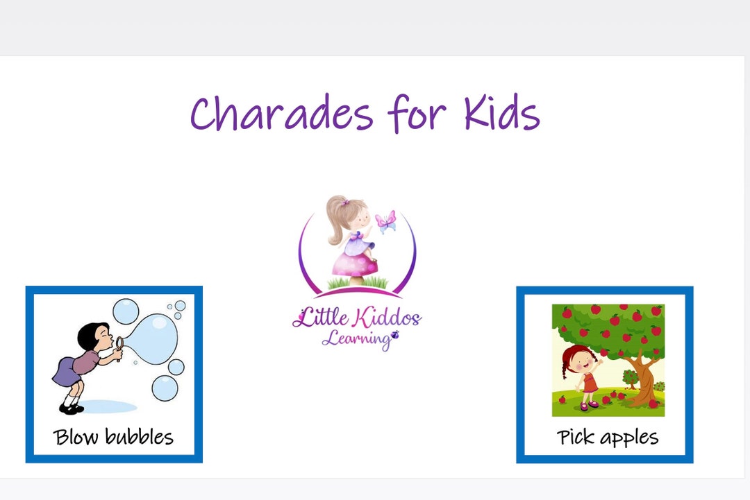 Charades for Kids/non-verbal Communication Skills - Etsy
