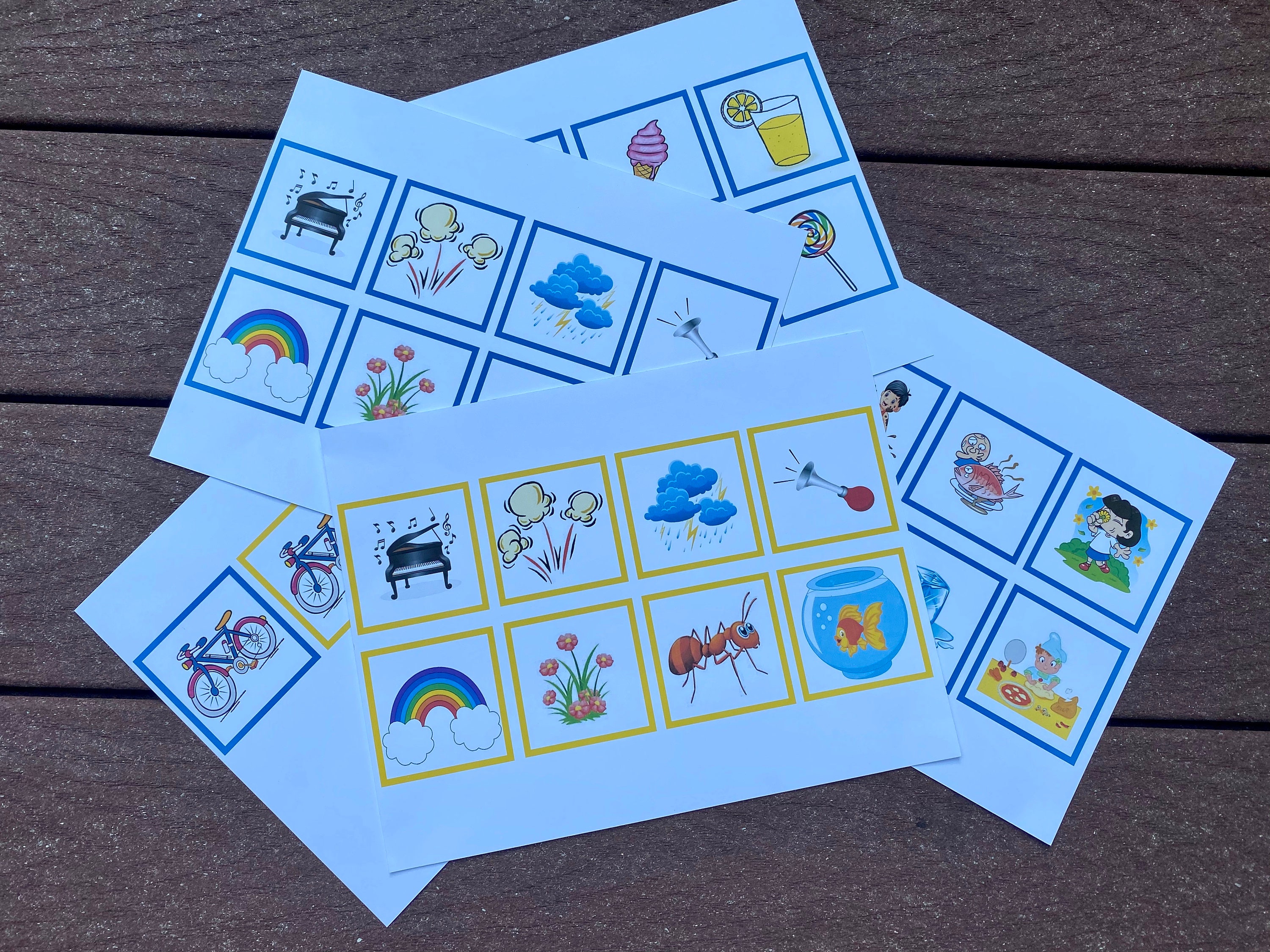 Five Senses Matching/memory Game - Etsy