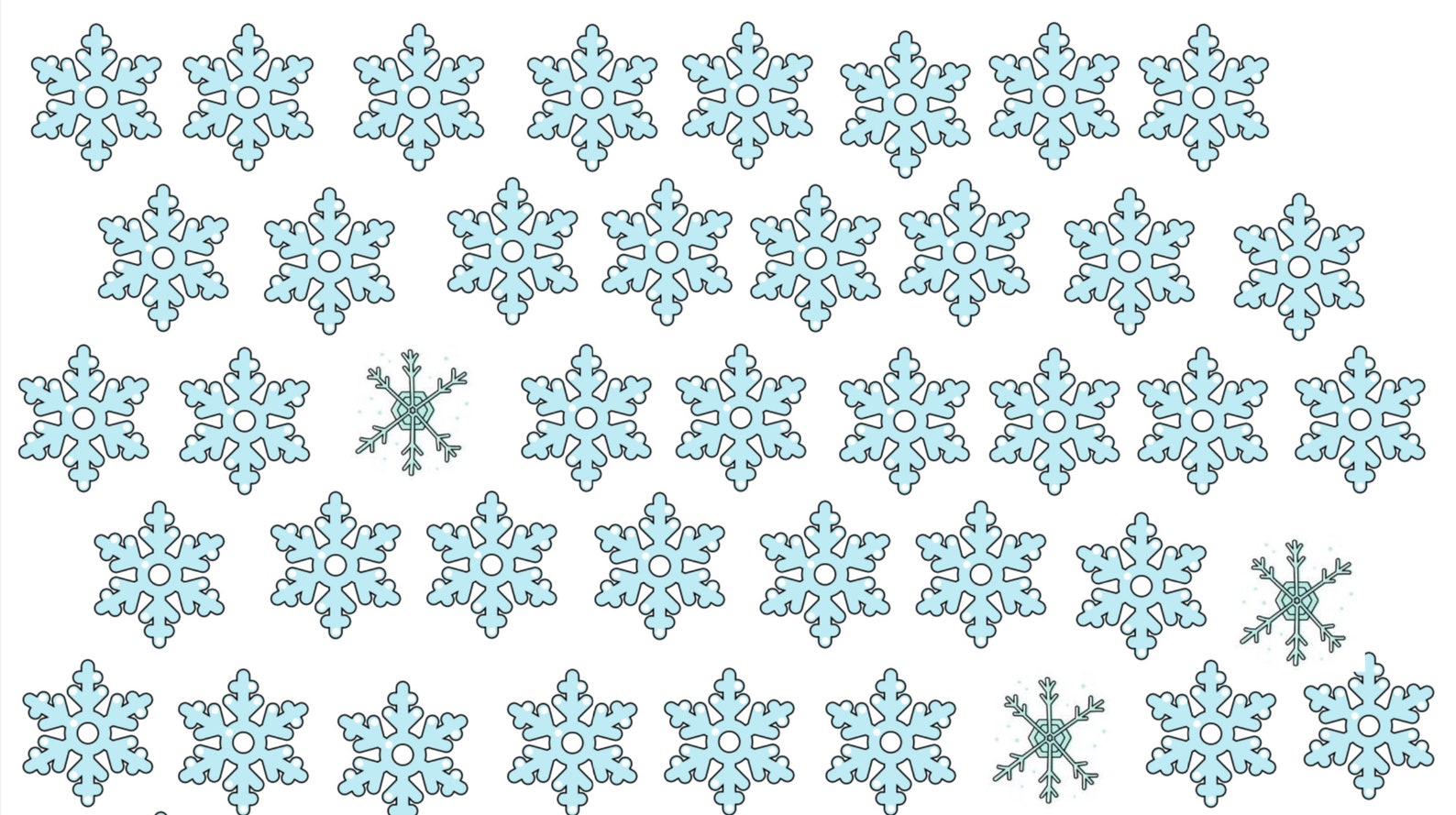 Winter Visual Discrimination - Etsy