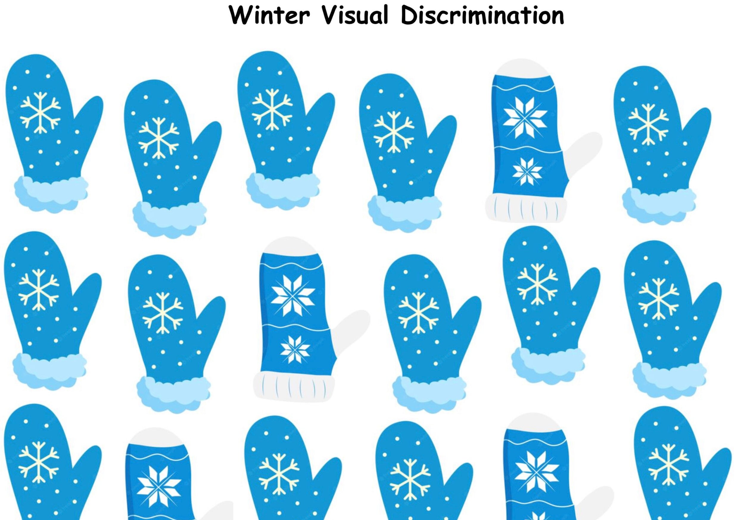 Winter Visual Discrimination - Etsy