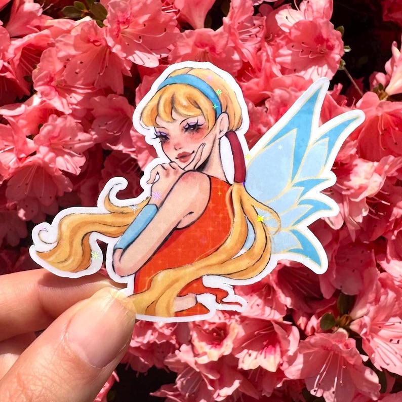 Winx Club Sparkly Stickers: Y2K Fairy Vinyl Decals - Etsy