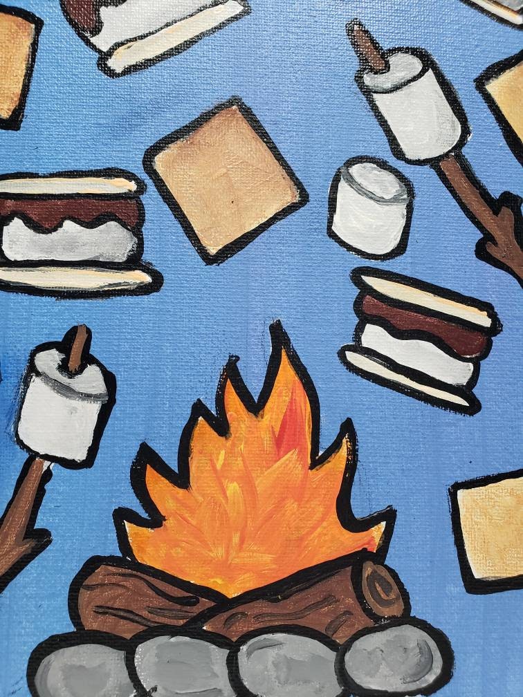 Campfire Collage - Etsy
