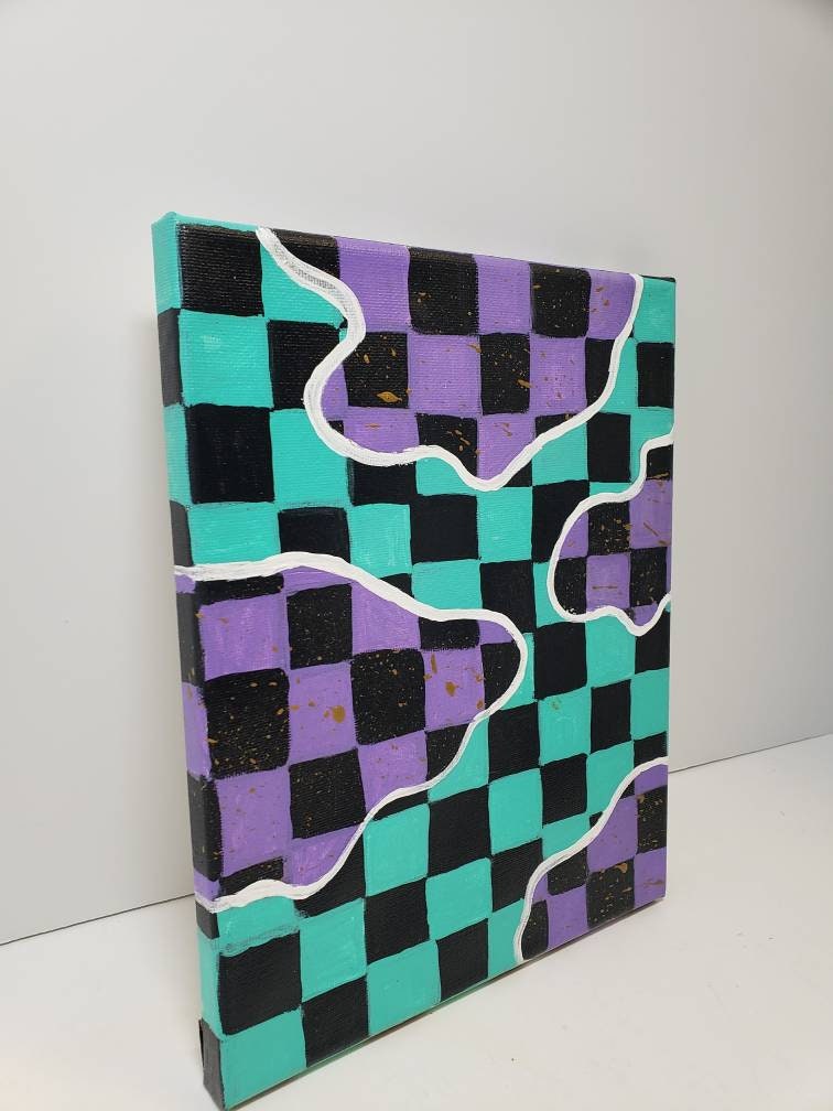 Trippy Checkers - Etsy Canada