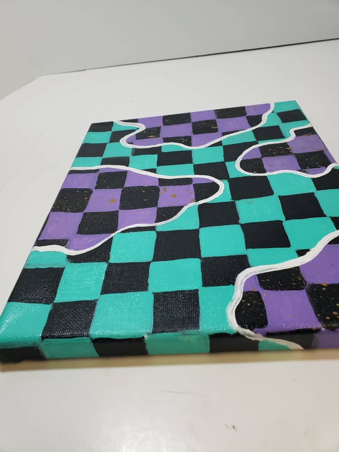 Trippy Checkers - Etsy Canada