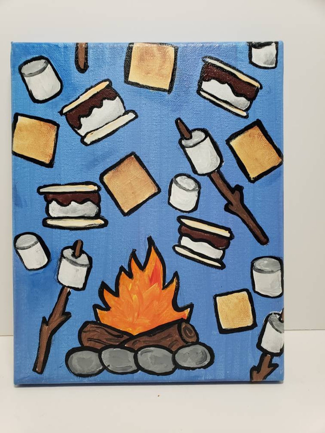 Campfire Collage - Etsy
