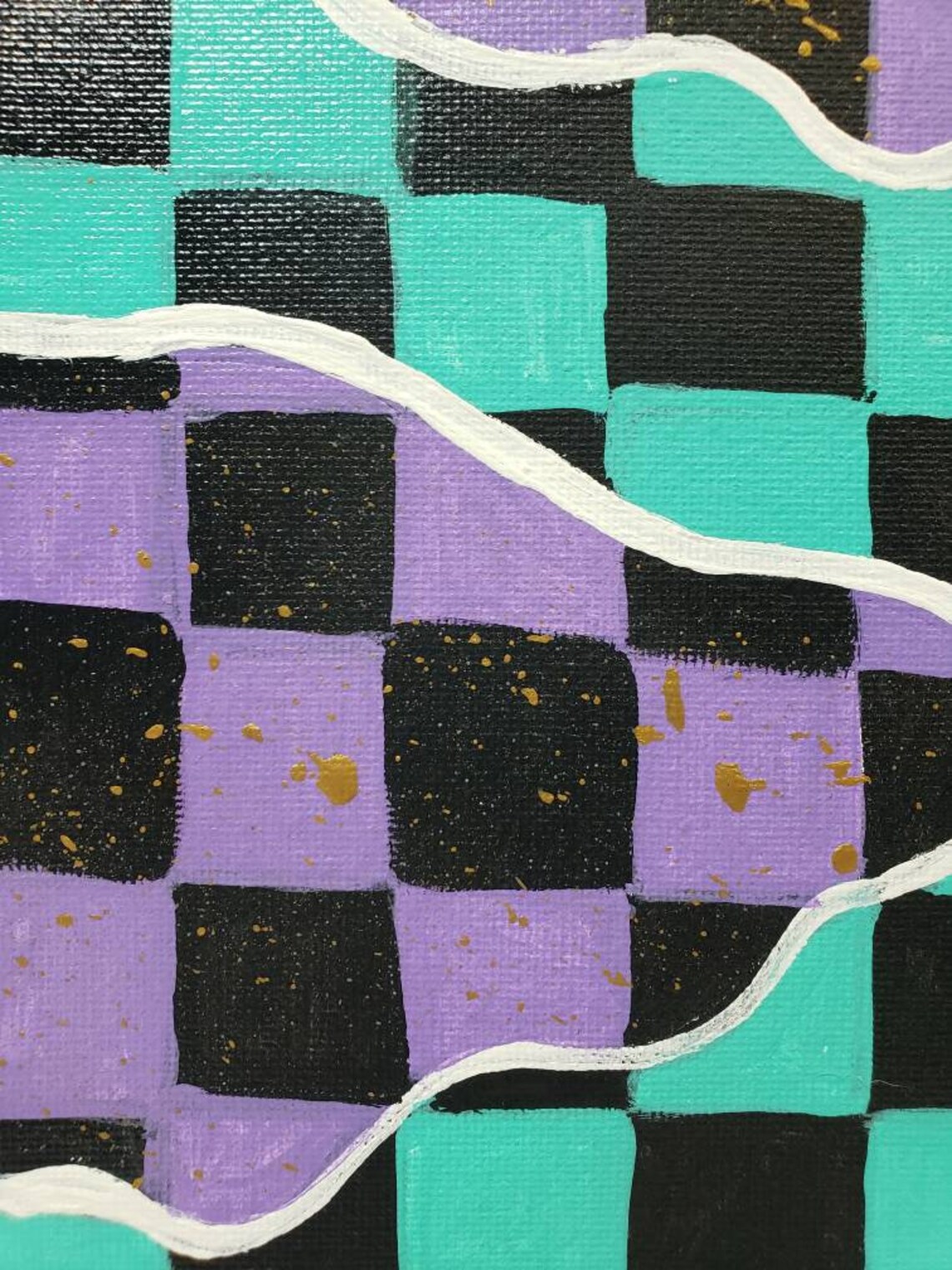 Trippy Checkers - Etsy Canada