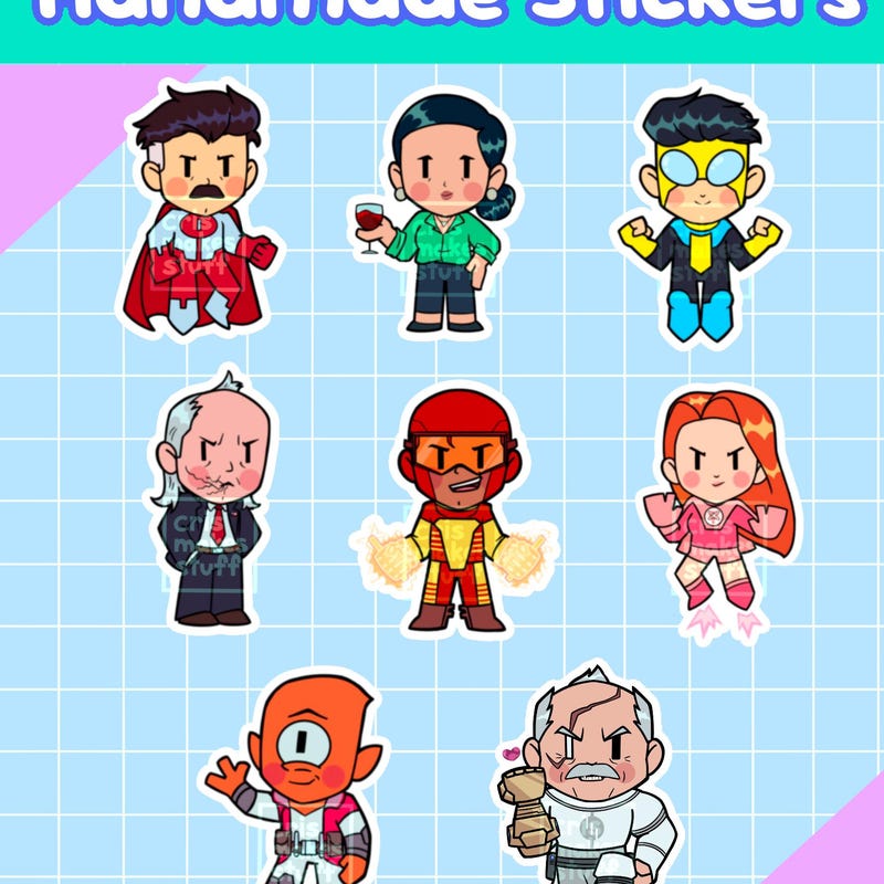 Invincible Stickers - Etsy