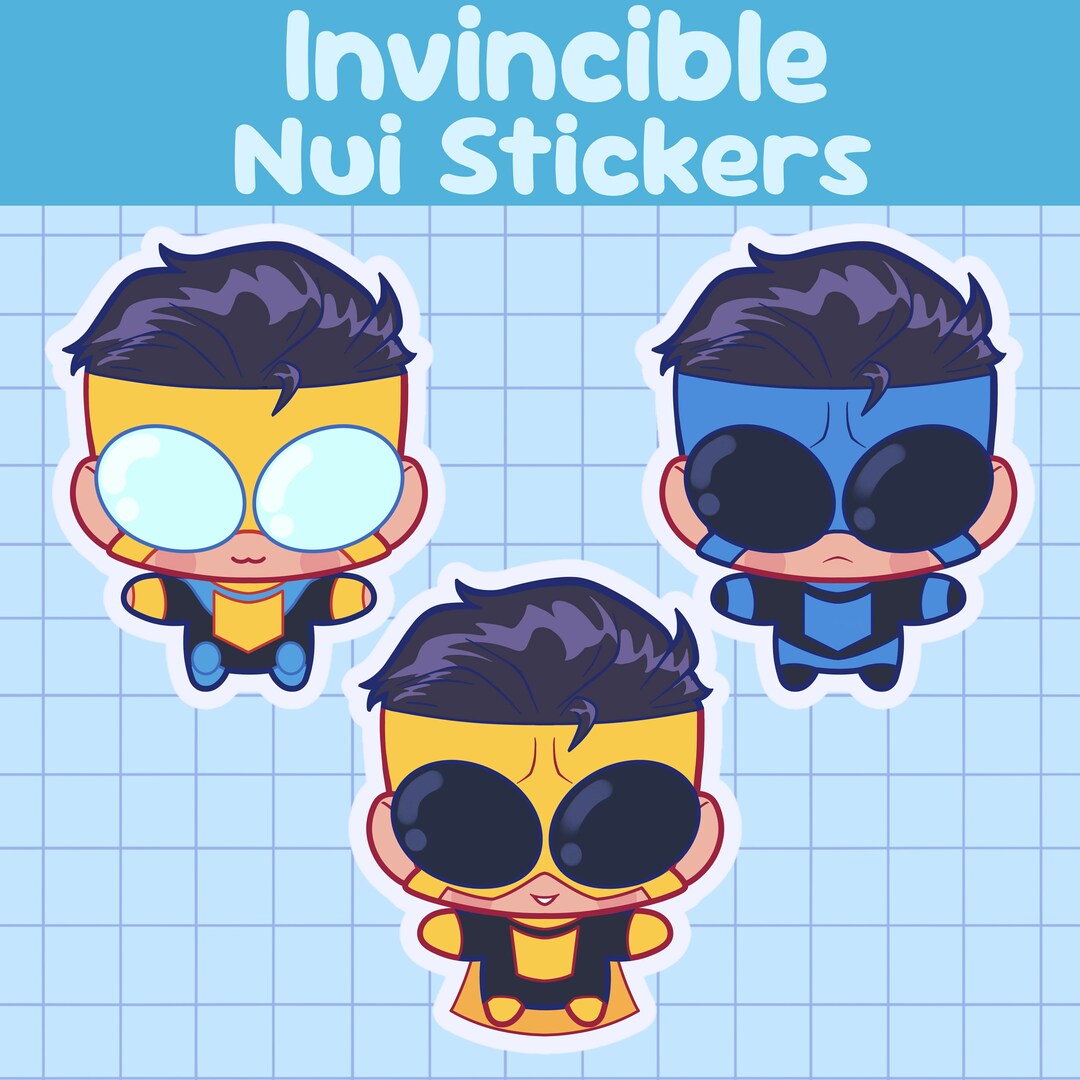Invincible 2.4 Nui Stickers - Etsy