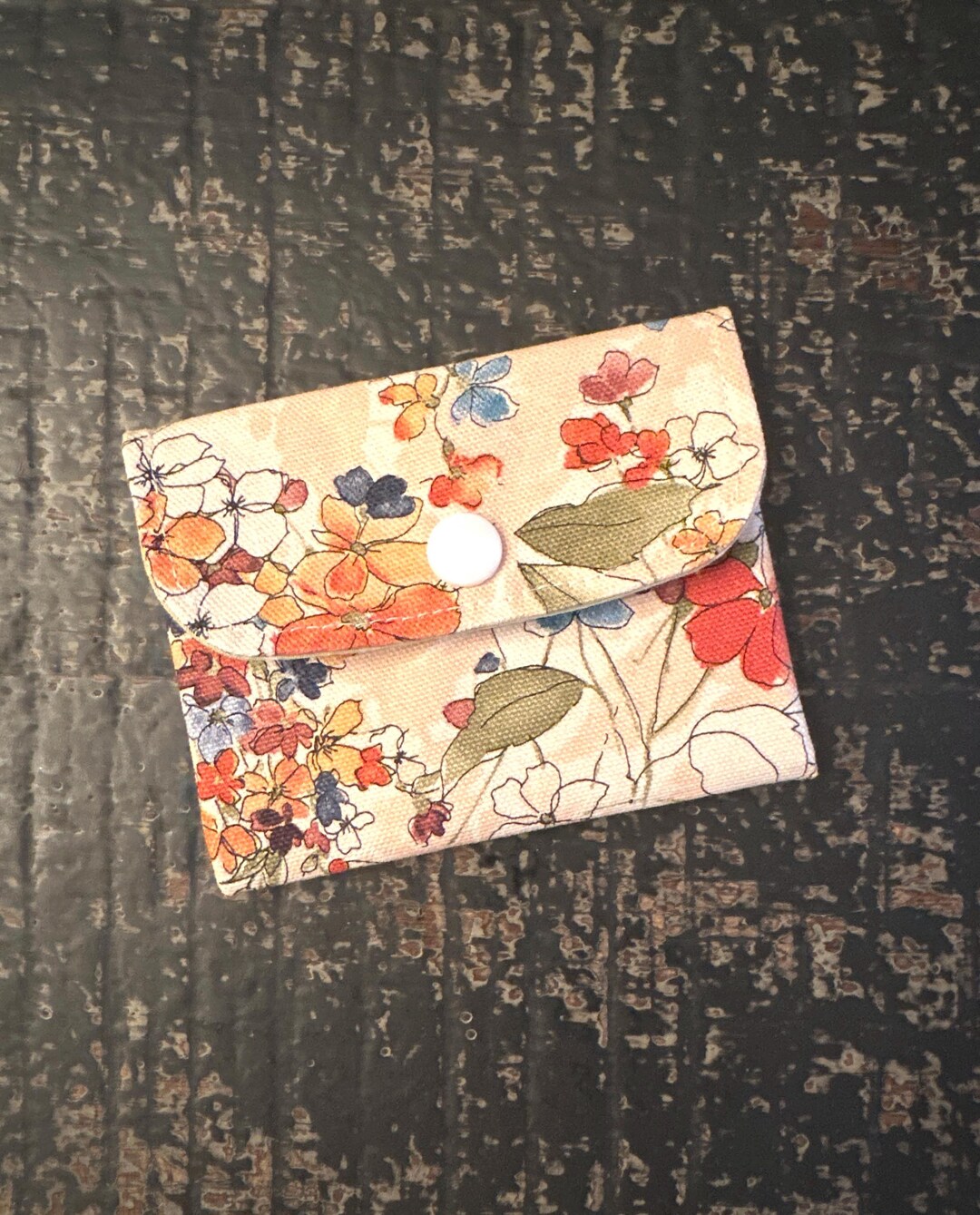 Mini Wallet, Wallets, Handmade Wallets, Floral Print Wallet, Gift Under ...