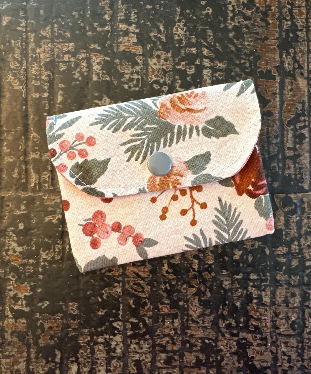 Flower Print Wallet, Mini Wallets, Handmade Wallets, Floral Print ...