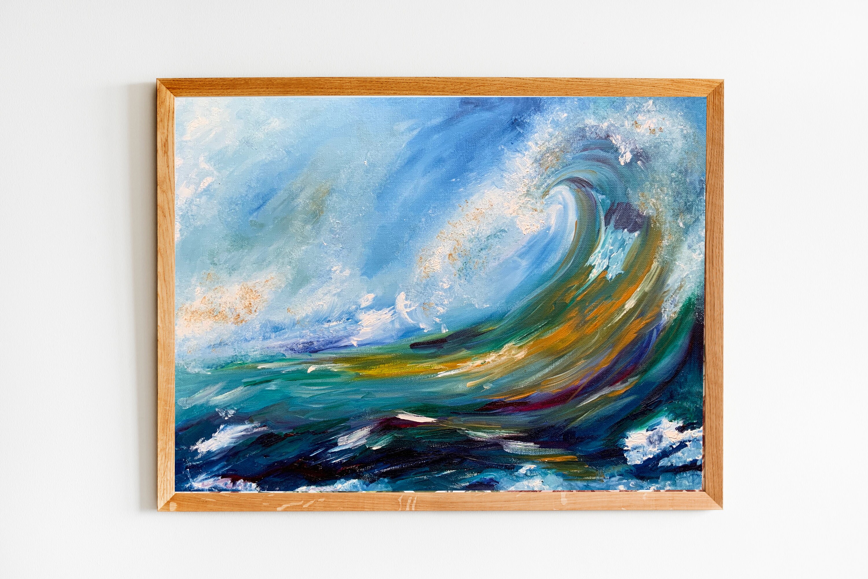 Colorful Surf Art Print - Etsy