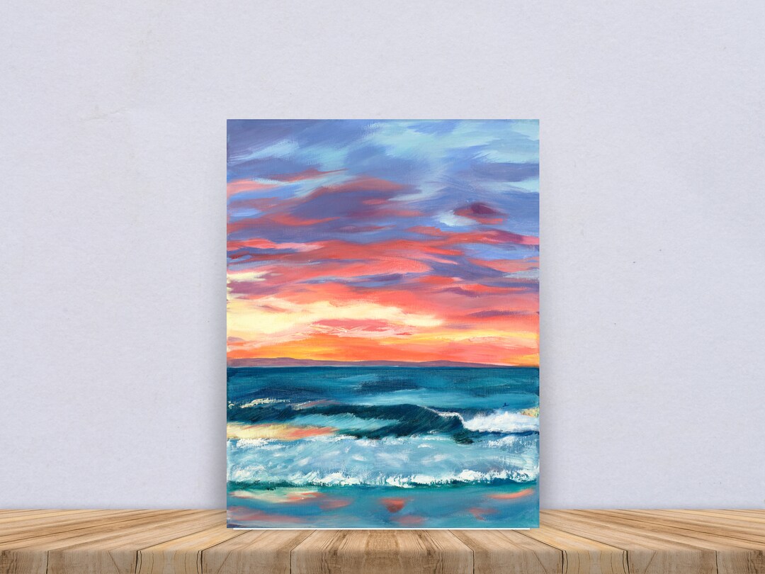 Orange Hawaiian Sunset - Etsy