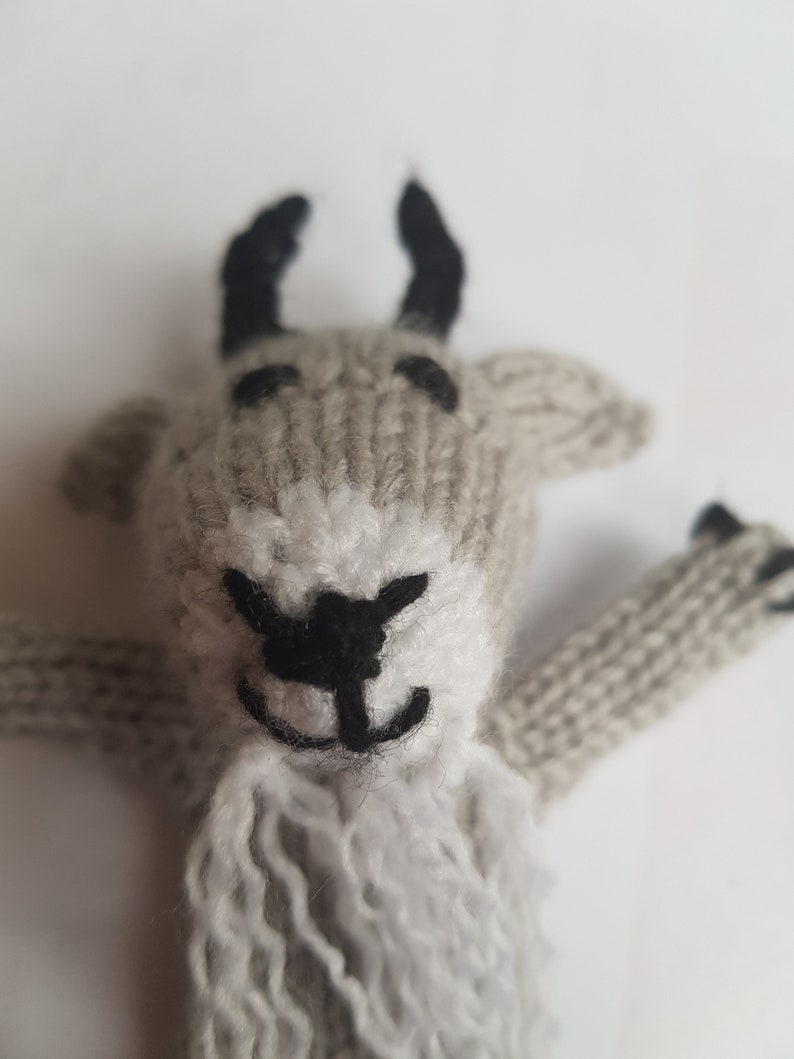 The Three Billy Goats Gruff Finger Puppets Knitting Pattern - Etsy