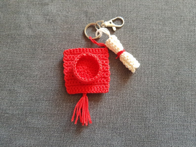 Crochet Keyring Graduation Cap PATTERN - Etsy