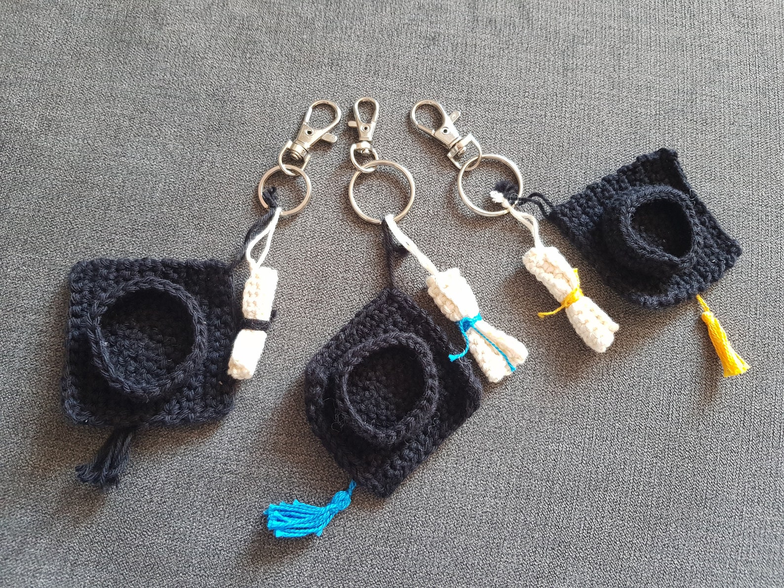 Crochet Keyring Graduation Cap PATTERN - Etsy