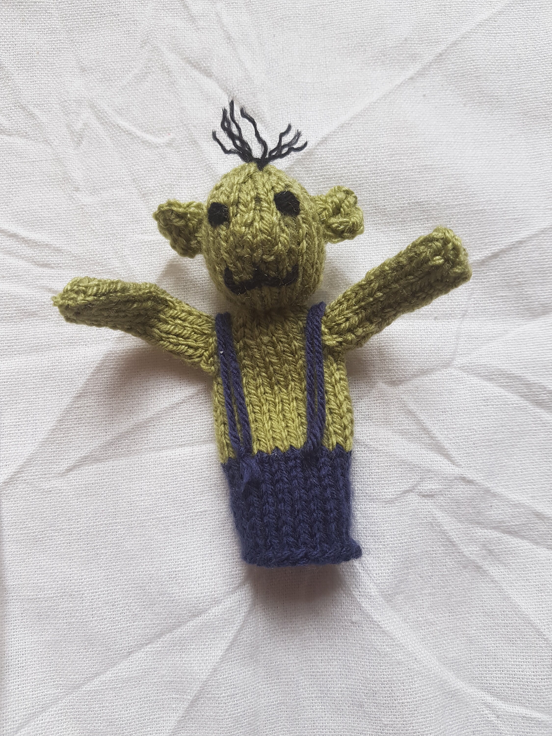 The Three Billy Goats Gruff Finger Puppets Knitting Pattern - Etsy