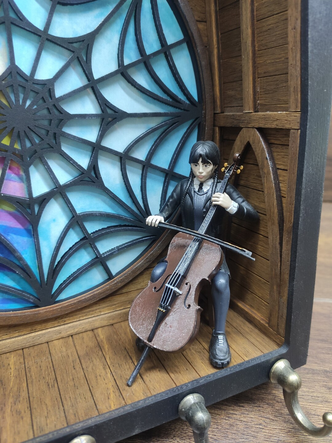 Addams Family Wall Shelf - Miniature Ophelia Hall Window Replica ...