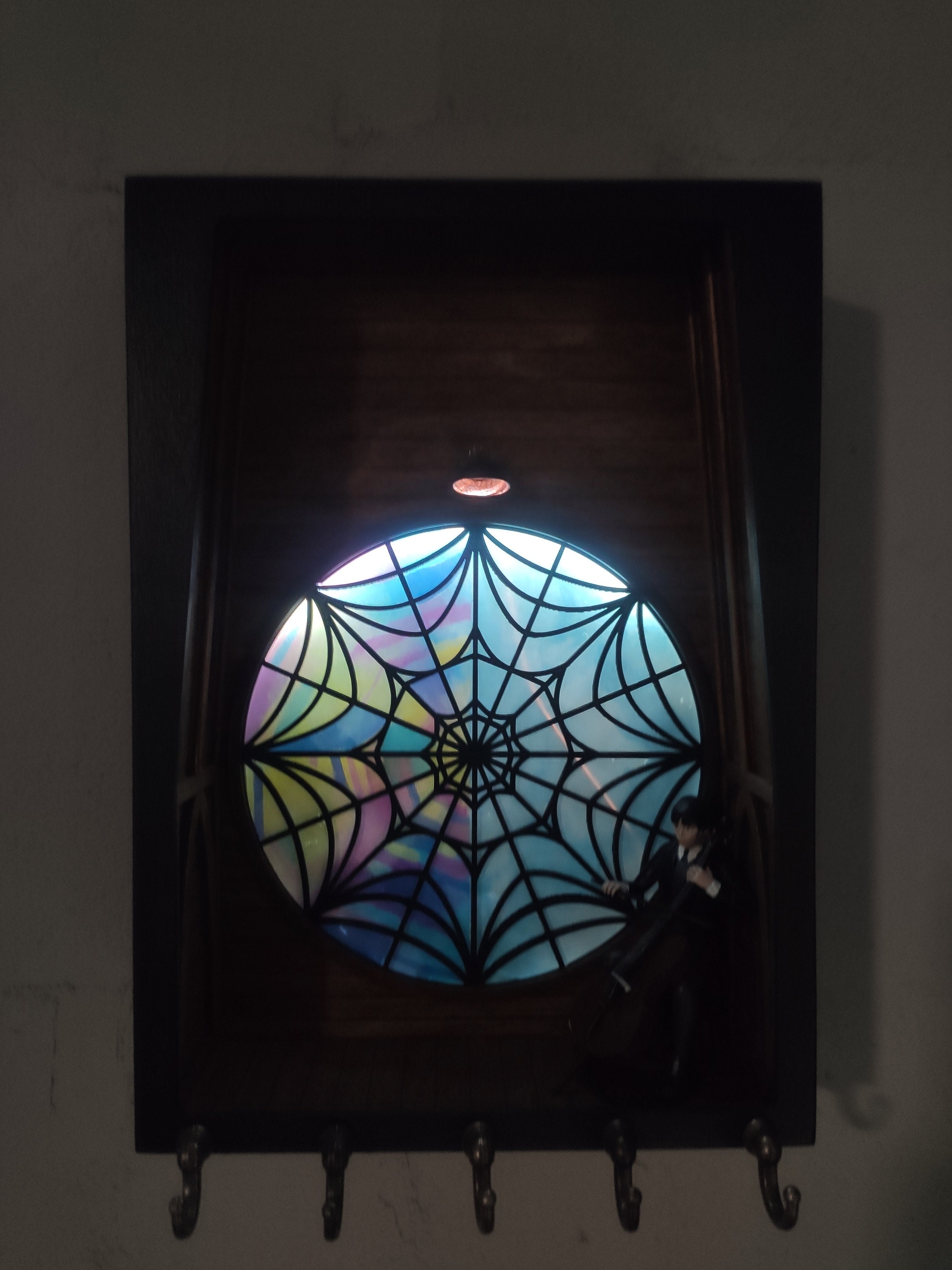 Addams Family Wall Shelf - Miniature Ophelia Hall Window Replica ...