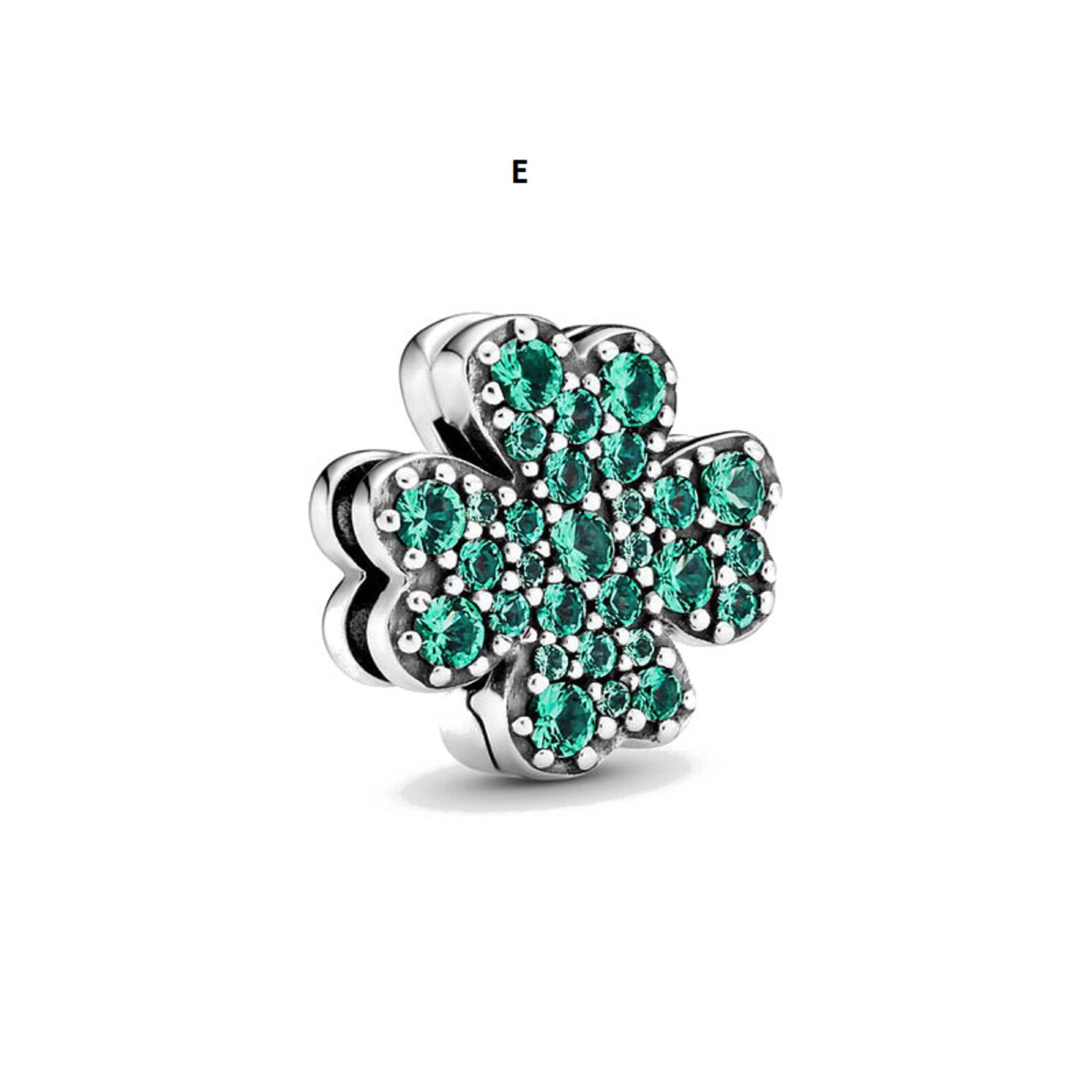 JSS Charms 925 Sterling Silver | Reflection Clips Heart Star Zircon ...