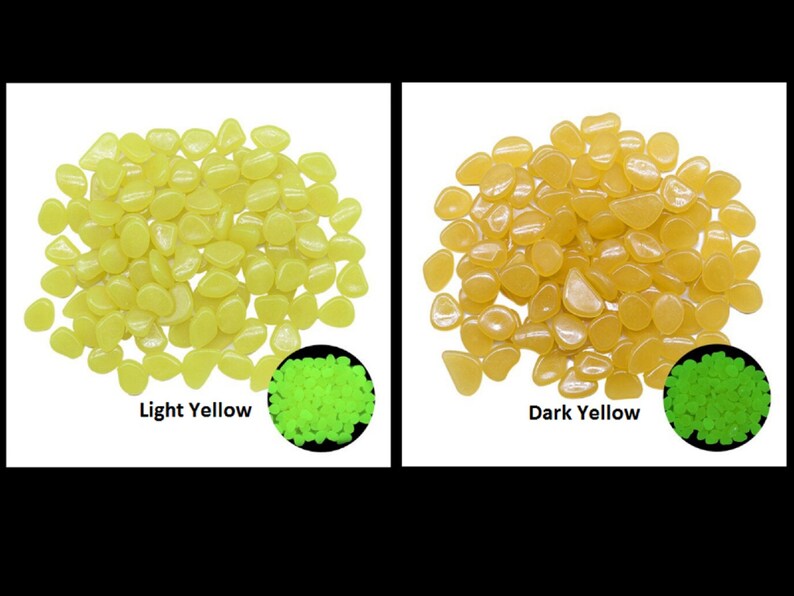 Luminous Stones Glow in the Dark Pebbles Glowing Stones for Outdoor ...