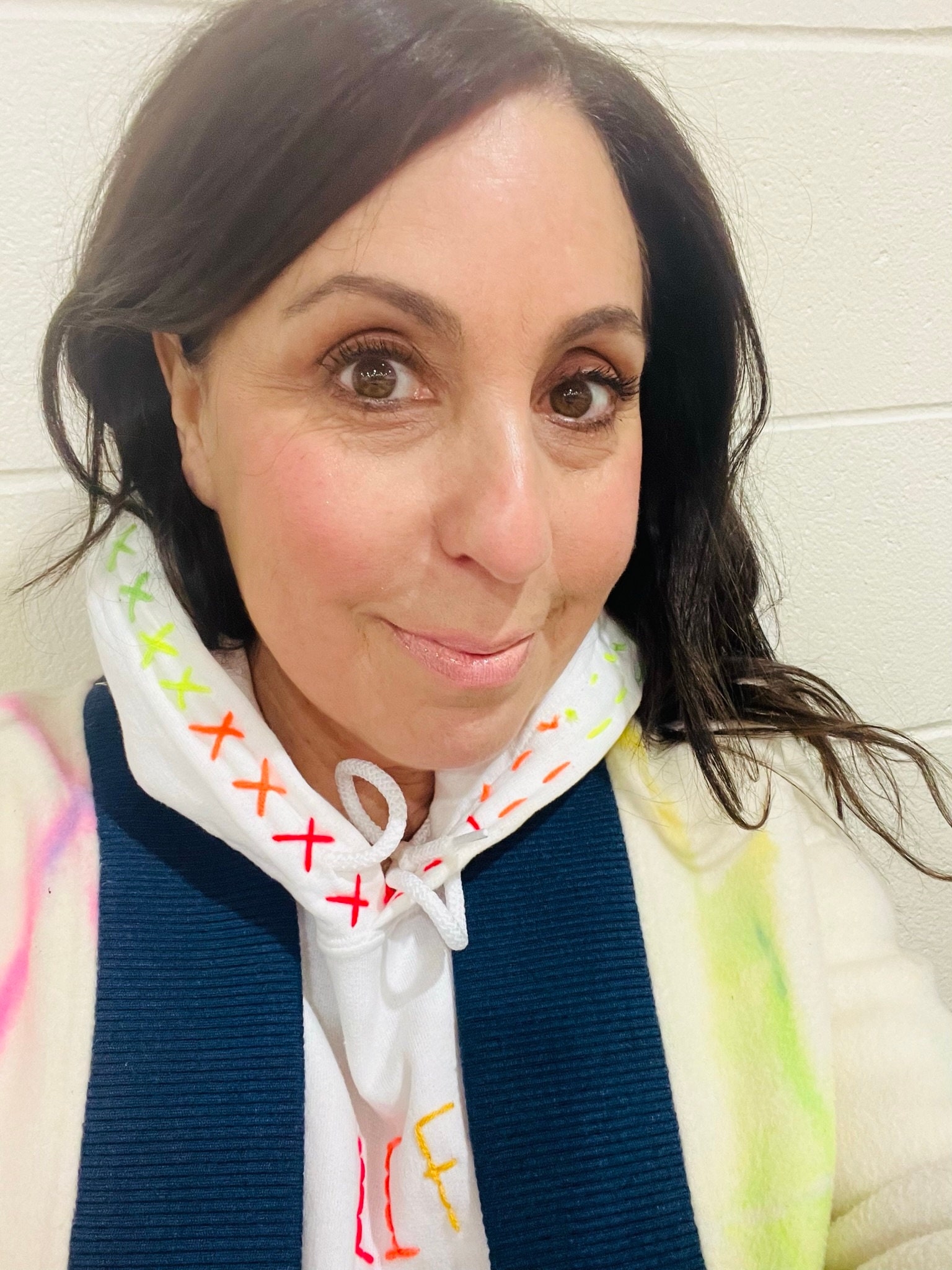 Hand Embroidered Life is Beautiful White Hoodie - Etsy