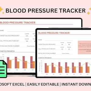 Ultimate Blood Pressure Tracker Excel Sheet | Hypertension | Personal ...