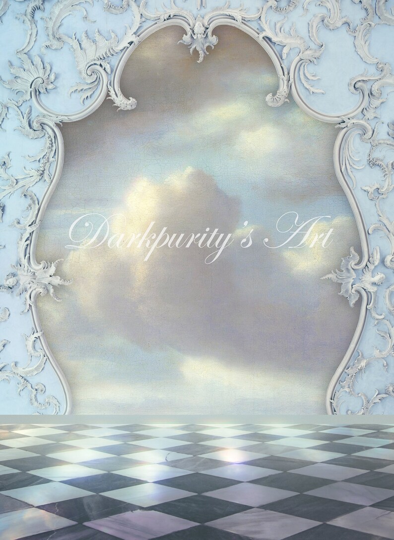 Heavenly Palace Digital Backdrop Background for Photoshop - Etsy