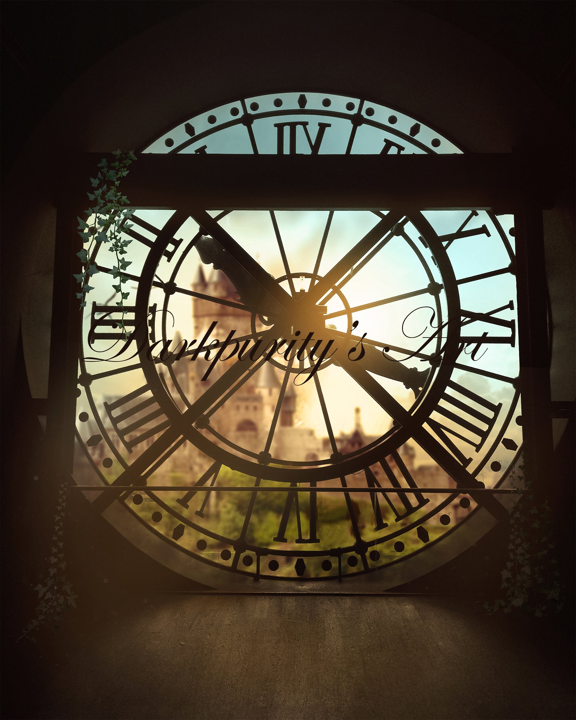 Clock Tower Digital Backdrops Backgrounds for Photoshop - Etsy