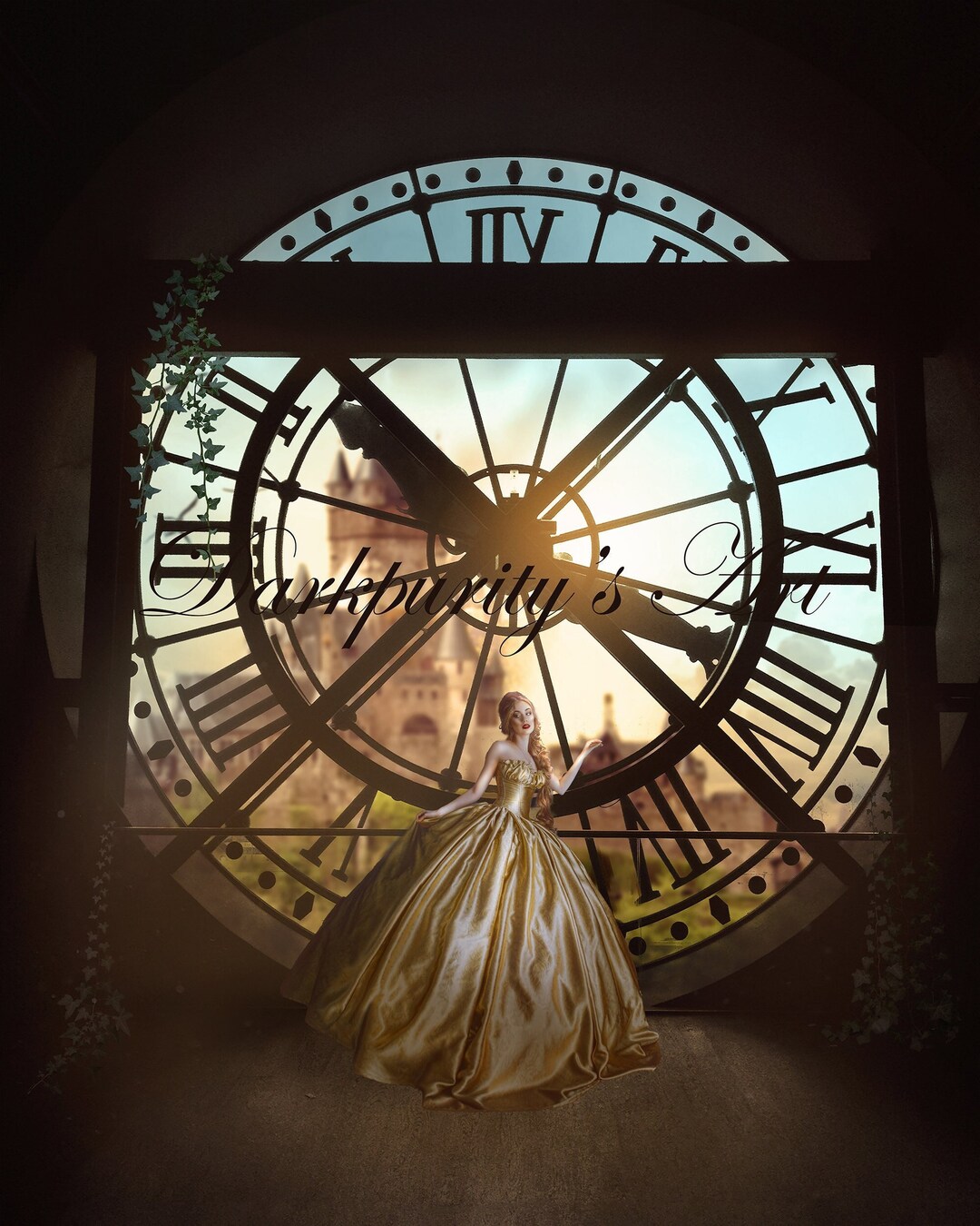 Clock Tower Digital Backdrops Backgrounds for Photoshop - Etsy